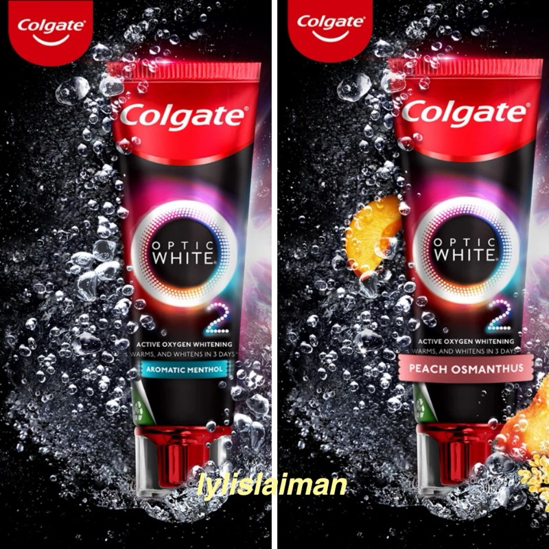 Jual Colgate Optic White O2 85g Aromatic Menthol - Pasta Gigi Pemutih ...