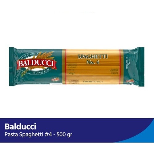 Jual BALDUCCI PASTA SPAGHETTI #4 500GR X 1PCS | Shopee Indonesia