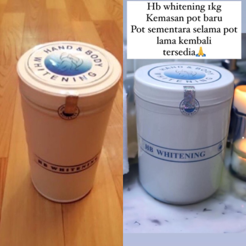 Jual HB WHITENING 1KG / hbwhitening 1 kg / hb whitening original 1kg ...