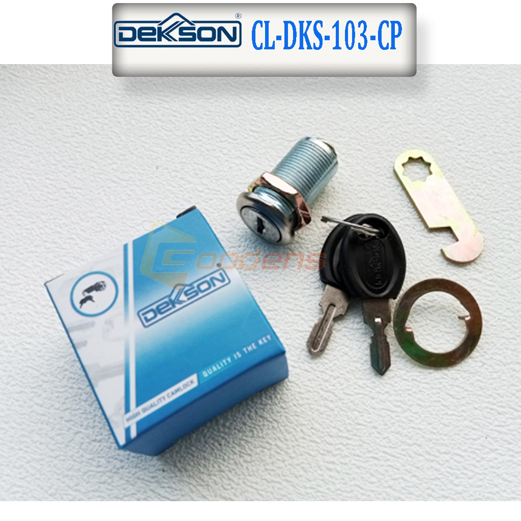 Jual DEKSON CL-DKS-103-20MM-CP Kunci Camlock Kunci Loker Kunci Kait | Shopee Indonesia