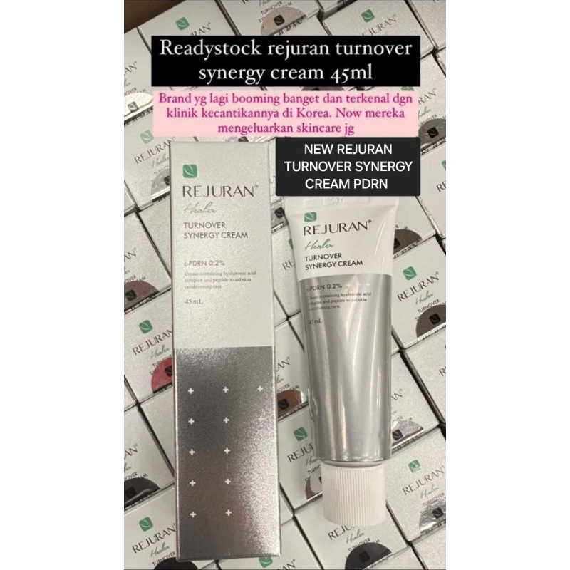 Jual ORIGINAL NEWEST REJURAN HEALER DNA SALMON PDRN TURNOVER SYNERGY CREAM 45GR | Shopee Indonesia