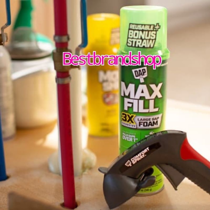Jual DAP MAX FILL LEM SEALENT FOAMSEALANT DAP MAX FILL 12OZ | Shopee ...