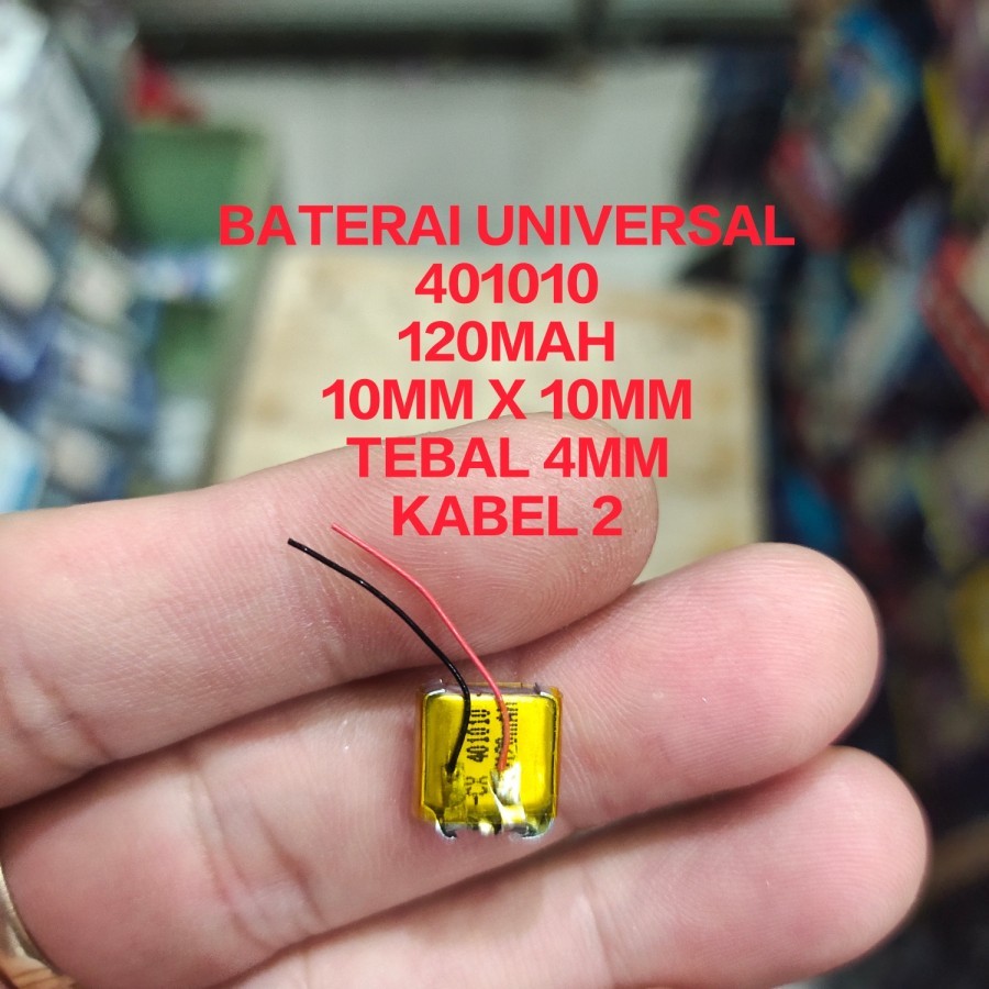 Jual BATERAI ELEKTRONIK UNIVERSAL 401010 10MM X 10MM / 1CM X 1CM MODEL ...