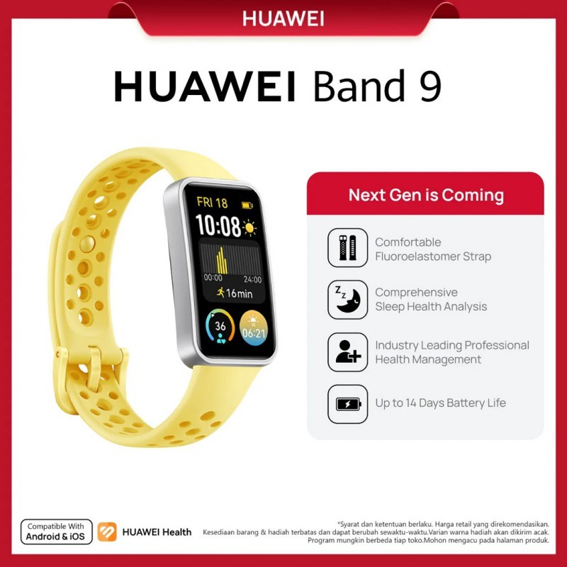 Jual HUAWEI Band 9 Original Garansi Resmi Indonesia | Shopee Indonesia