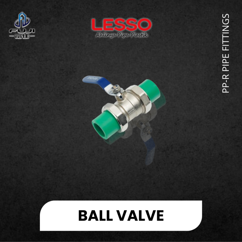 Jual Ball Valve Lesso Pipa Air PPR | Shopee Indonesia