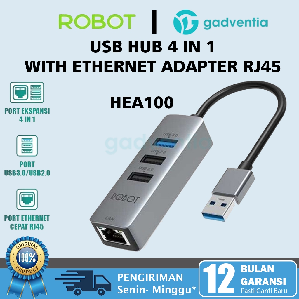 Jual Robot Ea10 Kabel Converter Usb Ethernet Adapter Usb 2.0 to Rj45 ...