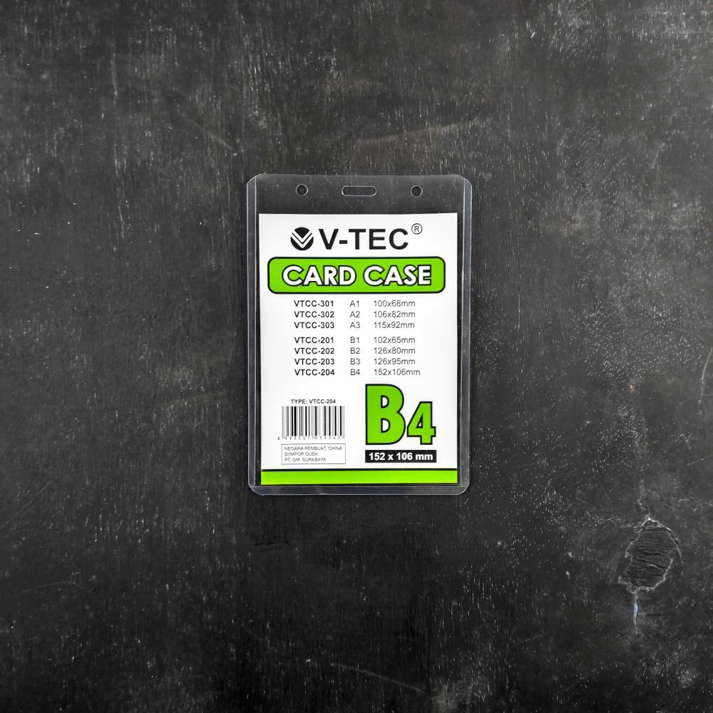 Jual V-TEC Card Case B1 B2 B3 B4 / ID Card Satuan / Plastik Kartu ...
