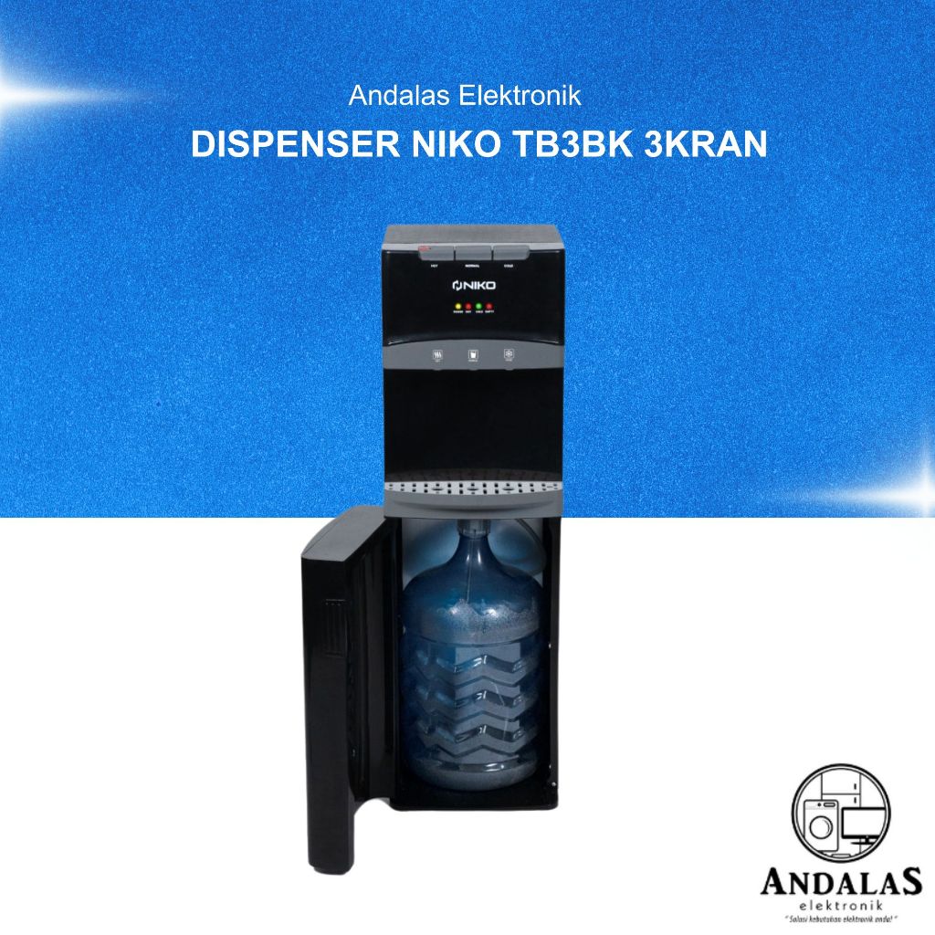 Jual DISPENSER NIKO TAKARA GALON BAWAH TB 3BK 3 KRAN TB3BK / Dispenser ...