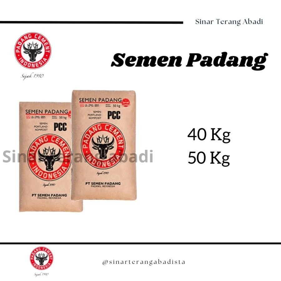 Jual Semen padang semen portland grosir per zak 50 kg 1 DO = 160 zak | Shopee Indonesia