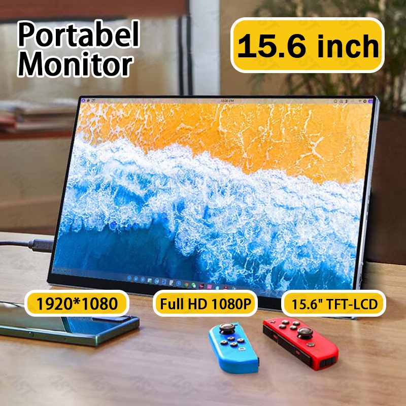 Jual AST Portable Monitor Baru 15.6" layar tampilan eksternal 1920 ...