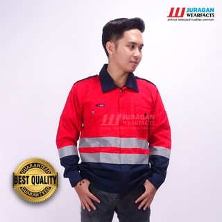 Jual Juragan Wearfacts - Baju Wearpack Safety Model Elite Warna Merah ...