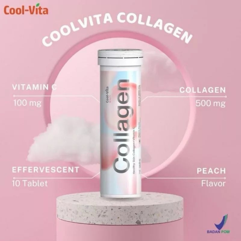 Jual COOLVITA HEALTHY SKIN COLLAGEN&VITAMIN C- 10 tabs | Shopee Indonesia
