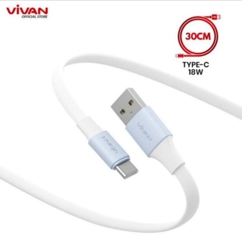 Jual Vivan SC30 II Kabel Data Type-C 18W 2.4A 30CM | Shopee Indonesia
