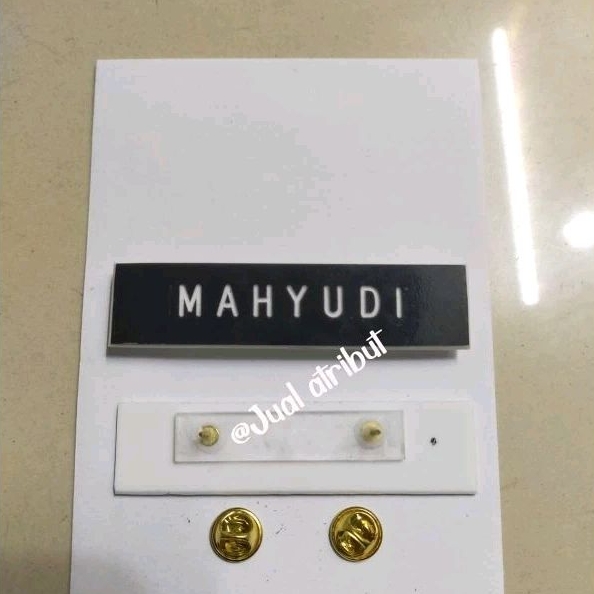 Jual Name Tag Grafir PDH Papan Nama ASN PNS TNI POLRI dll GRAFIR ...