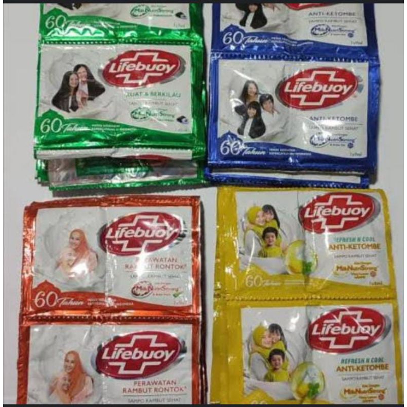 Jual LIFEBUOY SHAMPO SACHET 1 RENTENG (24 PCS) | Shopee Indonesia
