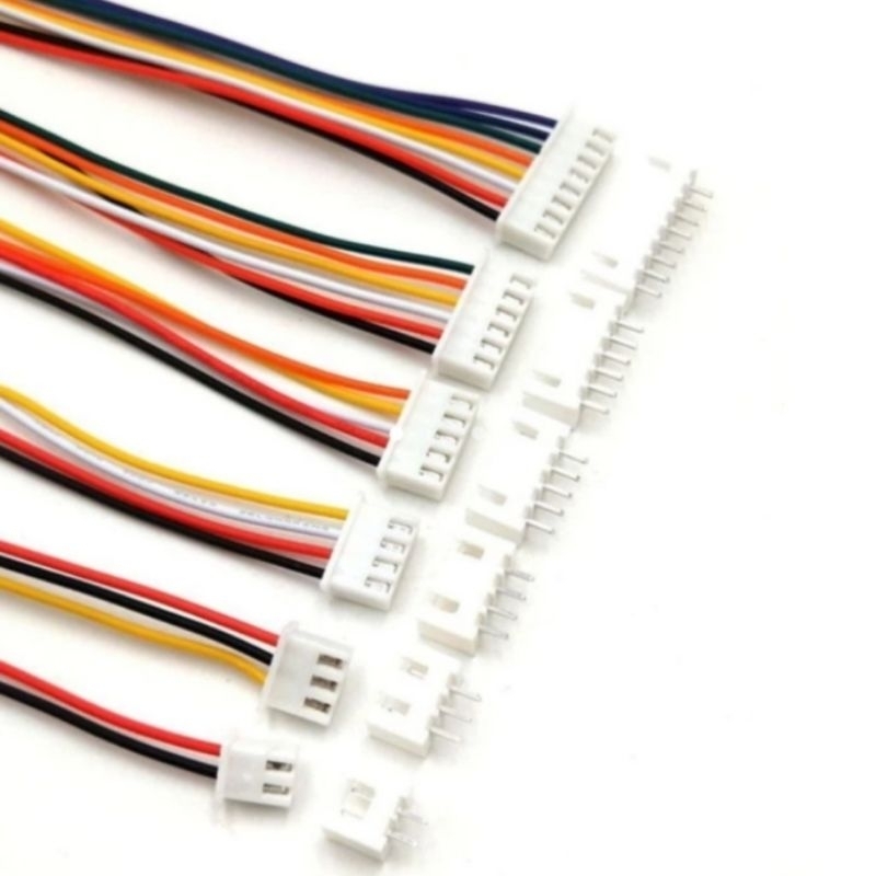 Jual Kabel JST XH 2.54 Panjang 10cm 26AWG 2/3/4/5/6/7/8 Pin | Shopee Indonesia