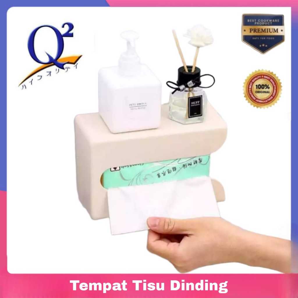 Jual Kotak Tisu Tempel Dinding Tempat Tisu Toilet Dapur Kamar Mandi ...
