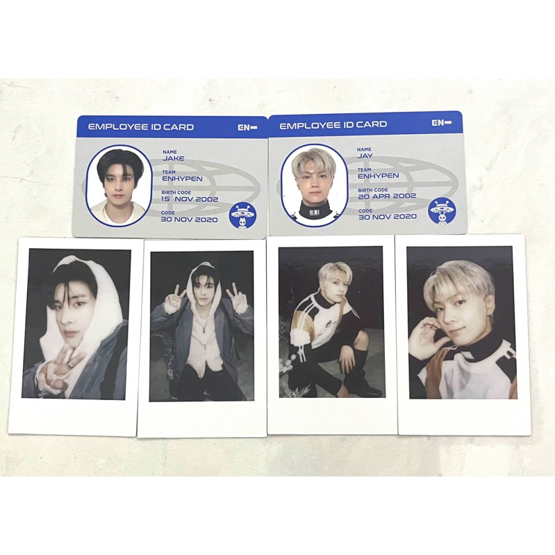 Jual (ready) ENHYPEN jake Jay id card ggu ggu 2024 photocard set | Shopee Indonesia