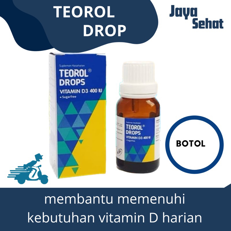 Jual Teorol Drops Vitamin D3 400iu | Shopee Indonesia