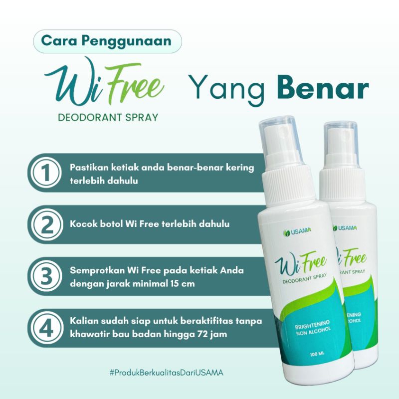 Jual WI FREE deodorant spray | Shopee Indonesia