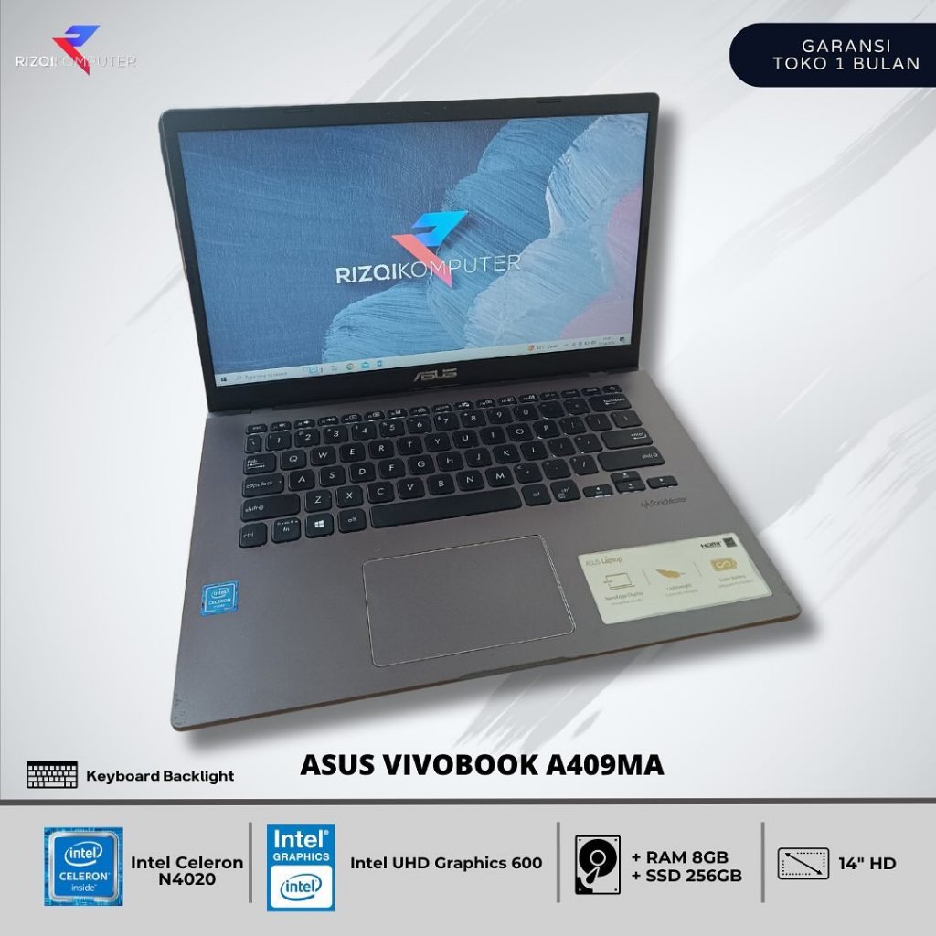 Jual Asus VivoBook A409MA Intel Celeron N4020 Ram 8GB SSD 256GB ...