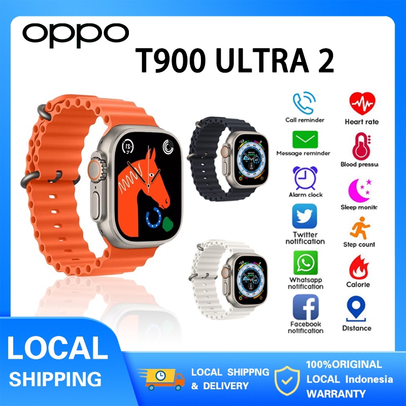 Jual OPPO 2024 Smartwatch T900 ultra 2 Jam Tangan Pintar Tahan Air Baru ...