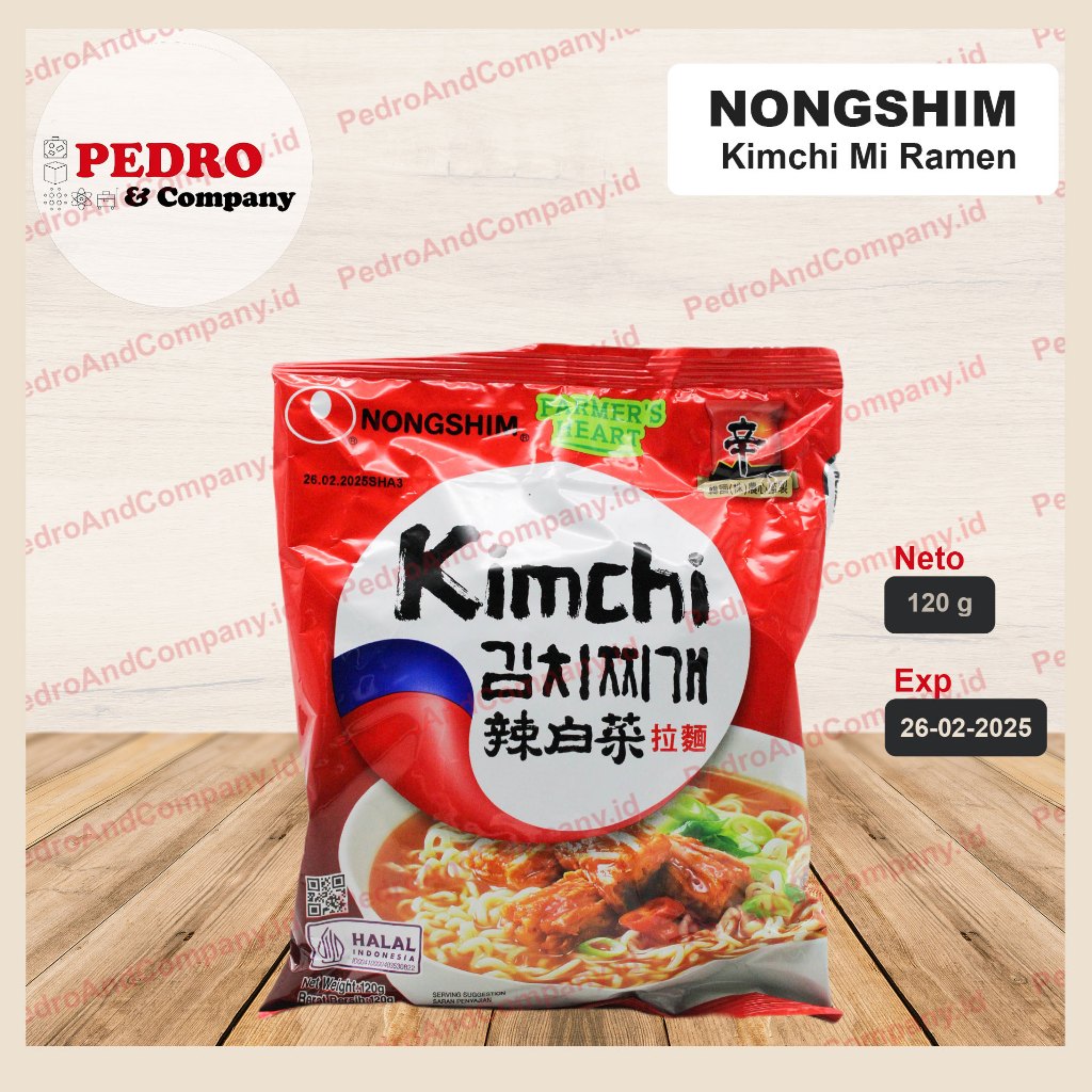 Jual Nongshim kimchi mi ramen instant 120 gr - noodle mie korea soup ...