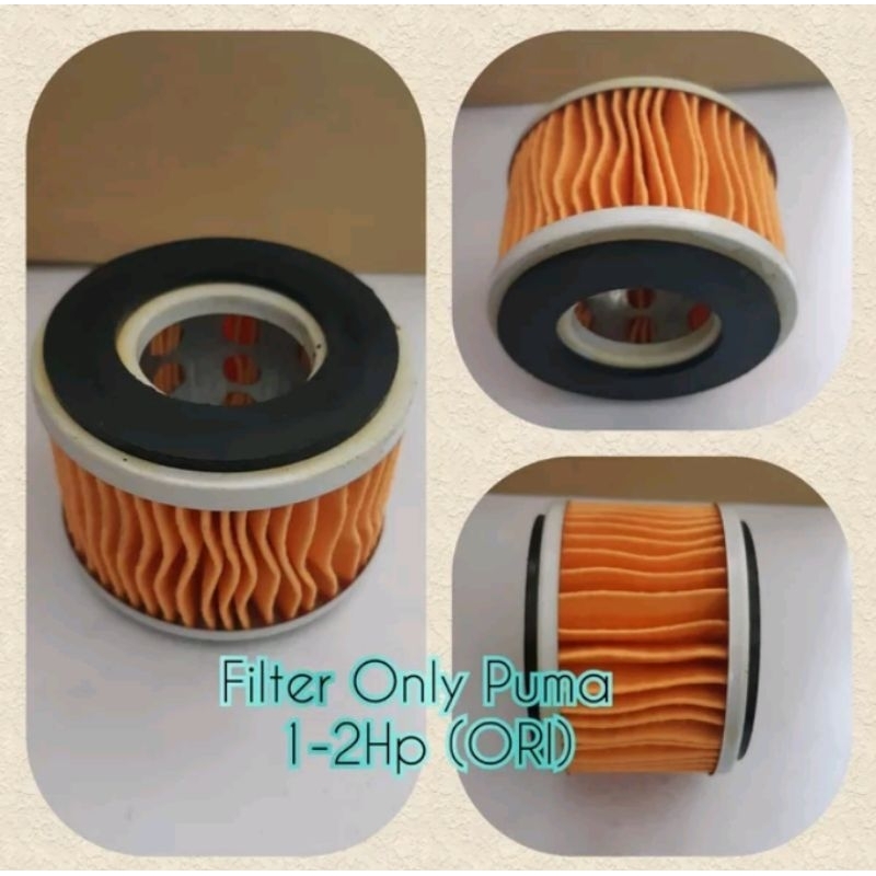 Jual isi filter udara / air filter only kompressor udara puma 1 dan 2 ...