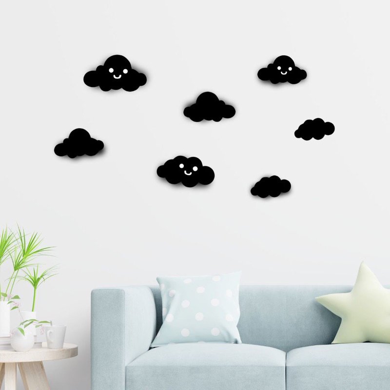 Jual STIKER DINDING AWAN LUCU | Shopee Indonesia