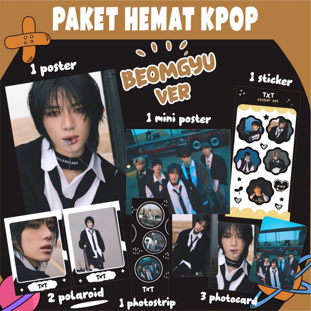 Jual (PACKING BOX) PAKET HEMAT KPOP TXT - MINISODE 3 (ETHEREAL VER ...