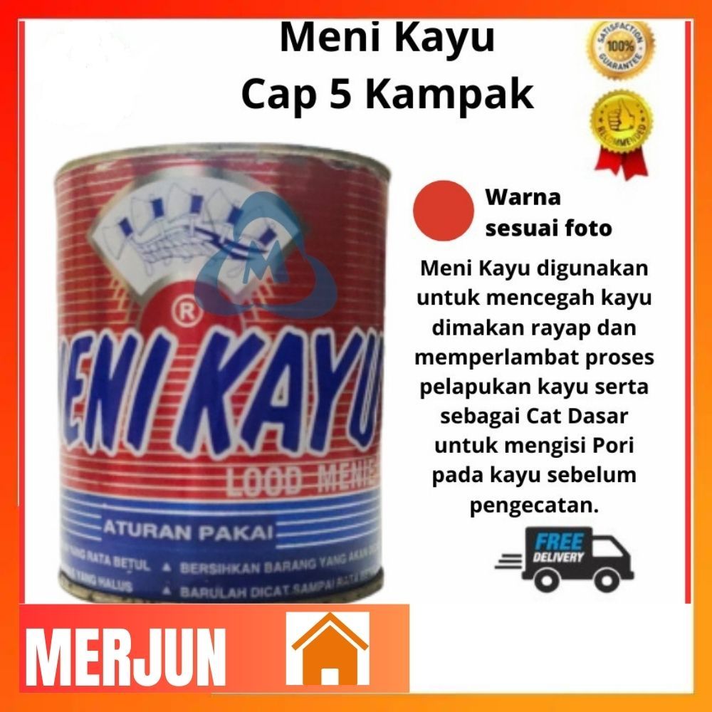 Jual Menie Kayu Cap Kampak - Cat Dasar Kayu 1kg warna Merah | Shopee ...