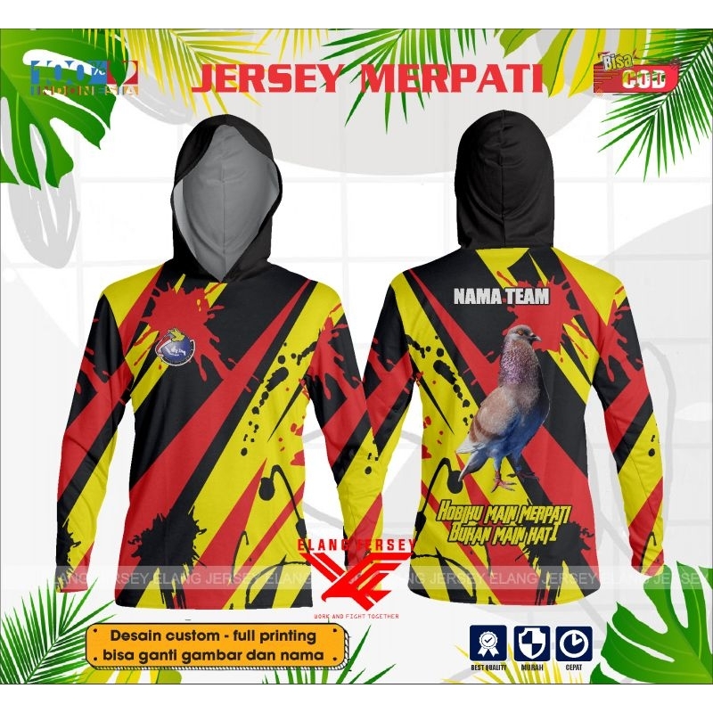 Jual JERSEY MERPATI BERTOPI PRINTING DESAIN CUSTOM | Shopee Indonesia