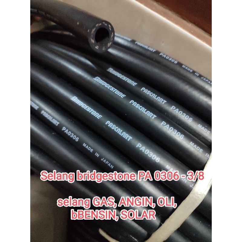 Jual Selang bridgestone PA 0306 3/8 inch selang GAS, ANGIN, OKSIGEN ...