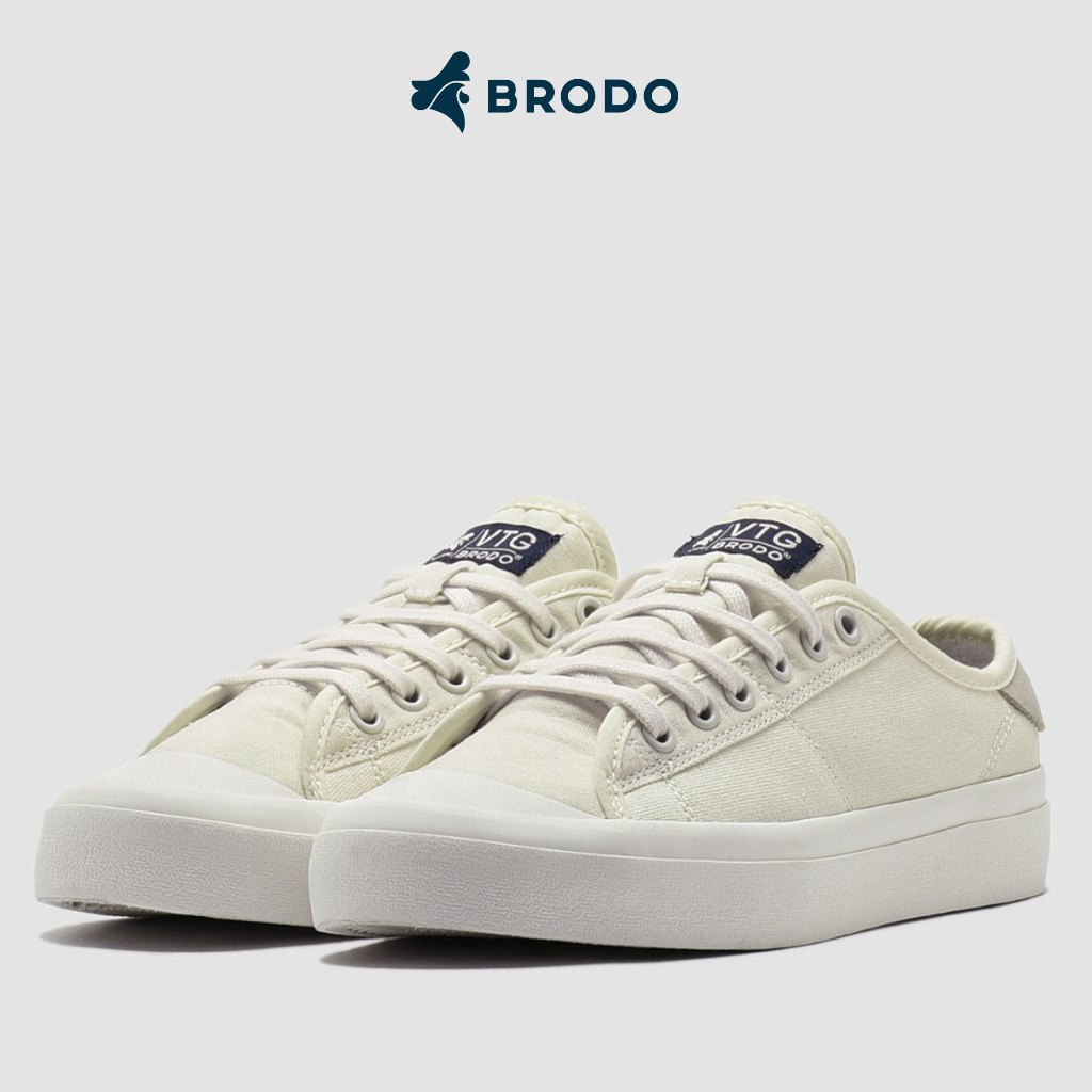 Jual BRODO - Sneakers Vantage VTG V.2 LO Natural White OW | Shopee ...
