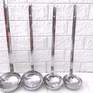 Jual STAINLESS STEEL 180 CC 6 OZ • Sendok Kuah Irus Laddle Bakso ...