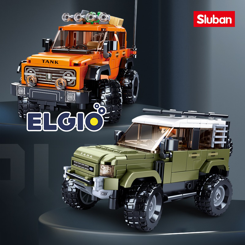 Jual Sluban Bricks Jeep Off Road SUV ORV T300 B1013 B1015 | Shopee Indonesia