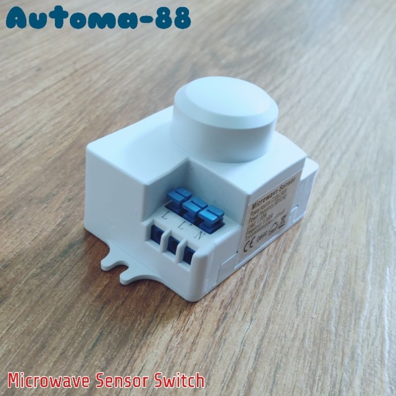 Jual Microwave Radar Sensor Switch AC 220V Saklar otomatis sensor gerak ...