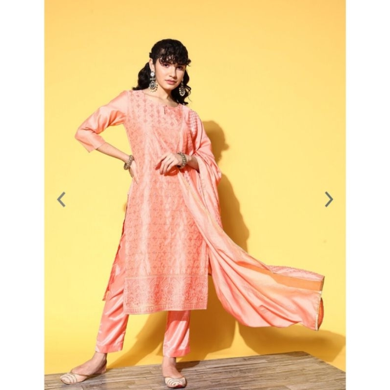 Jual kurta set India / Baju India set / kurti set original India S Ld ...