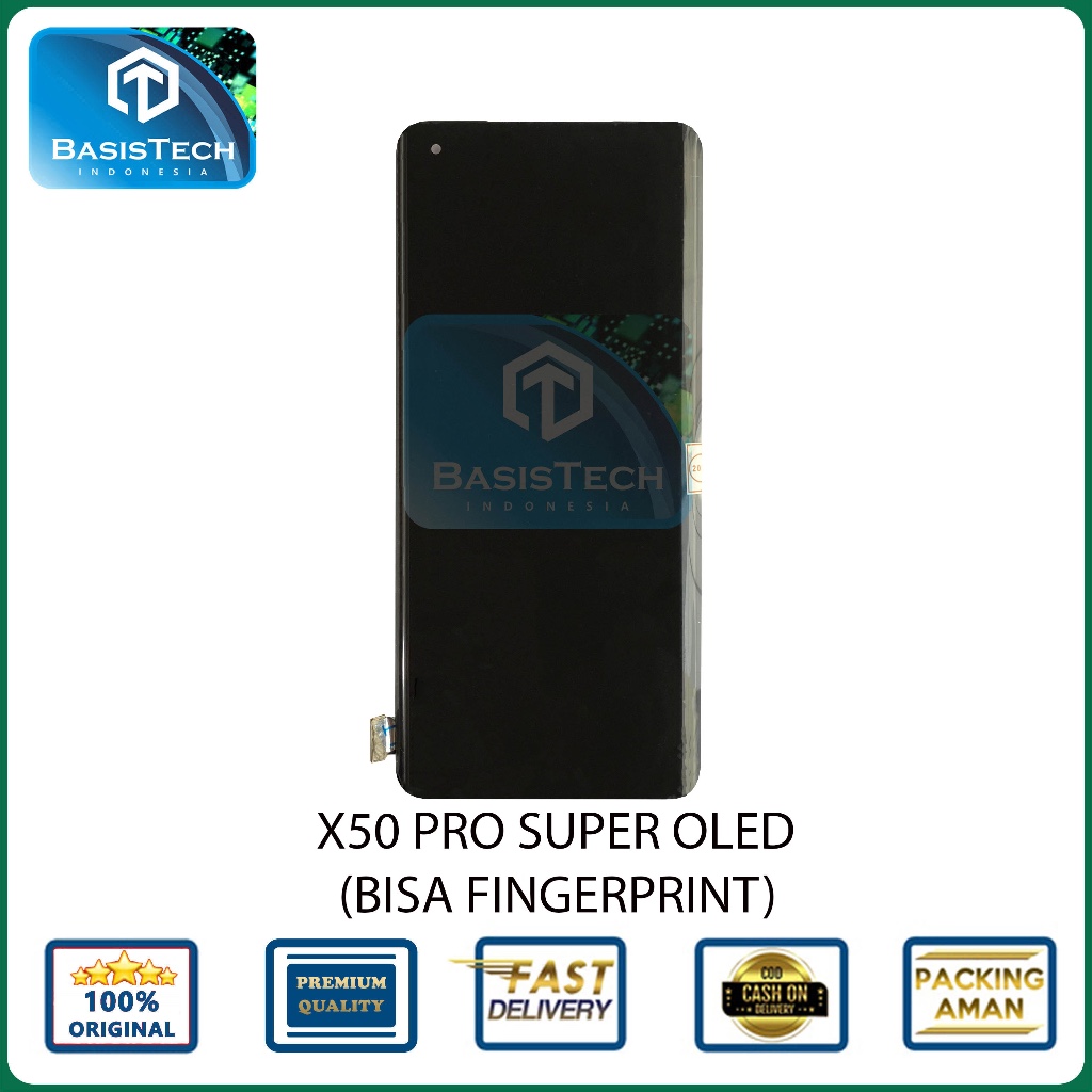 Jual LCD VIVO X50 PRO SUPER OLED - BISA FINGERPRINT +TOUCHSCREEN ...