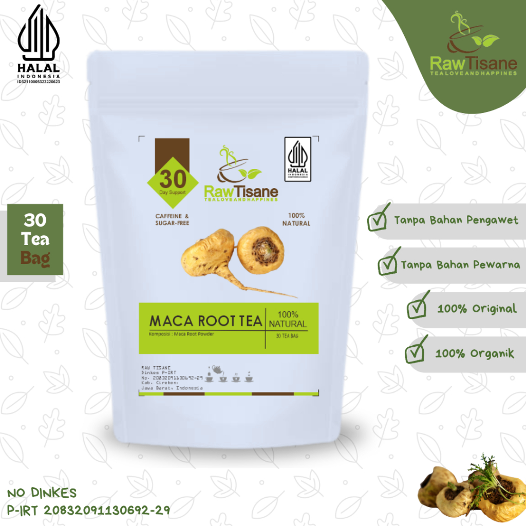 Jual RAW TISANE Maca Root Tea : Teh Akar Maca Isi 30 Tea Bag | Shopee ...