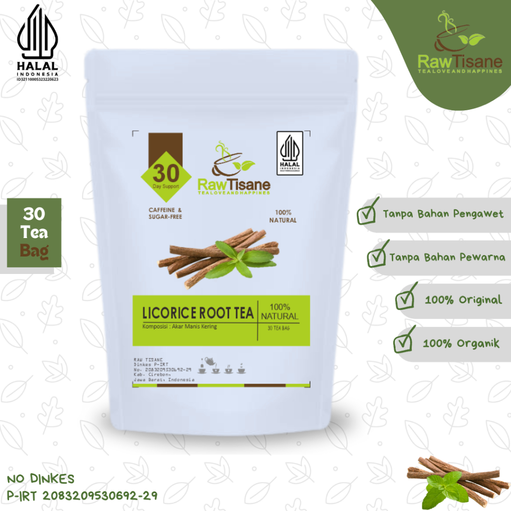 Jual RAW TISANE Licorice Root Tea : Teh Akar Manis / Pure Licorice Root ...