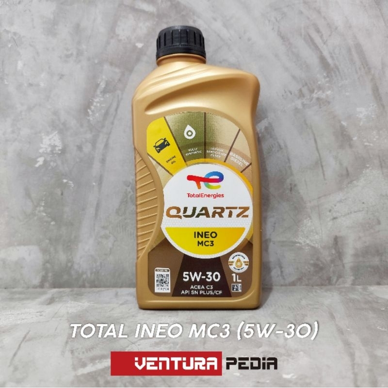 Jual TOTAL QUARTZ INEO MC3 5W-30 | API SN Plus / CF | 1L | Shopee Indonesia