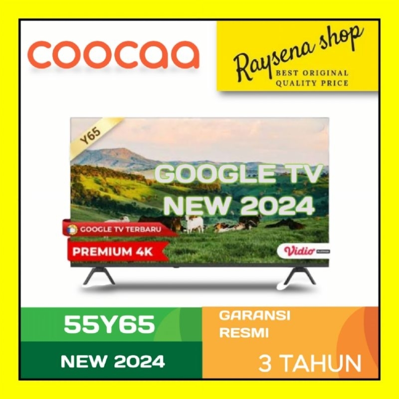 Jual NEW COOCAA 55 inch GOOGLE TV-4K UHD-Dolby Audio (COOCAA 55Y65) | Shopee Indonesia