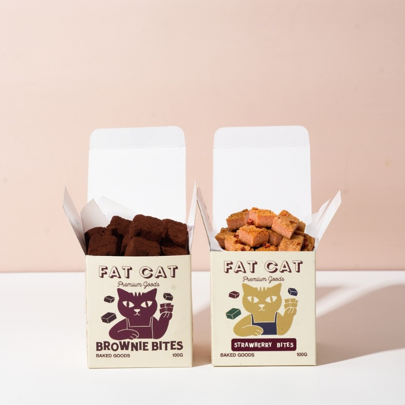Jual Fat Bundle - Brownie & Strawberry by Fat Cat | Shopee Indonesia