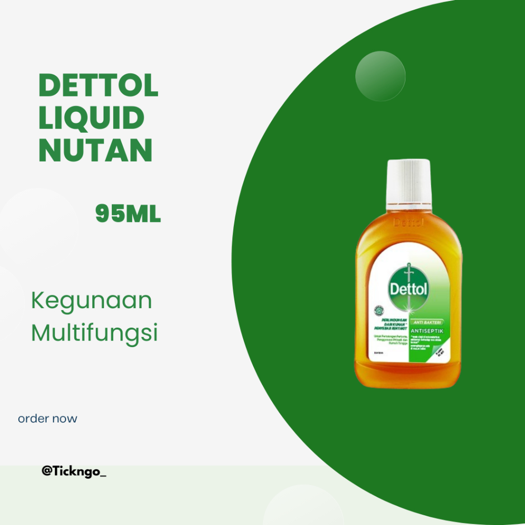 Jual DETTOL LIQUID NUTAN 95ML | Shopee Indonesia