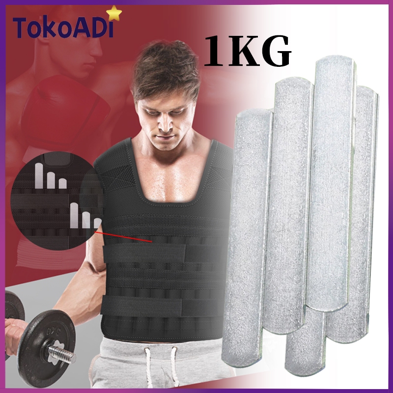 Jual 5PCS Besi Pemberat Rompi / Steel Plate Weighted Vest / Plat Rompi ...