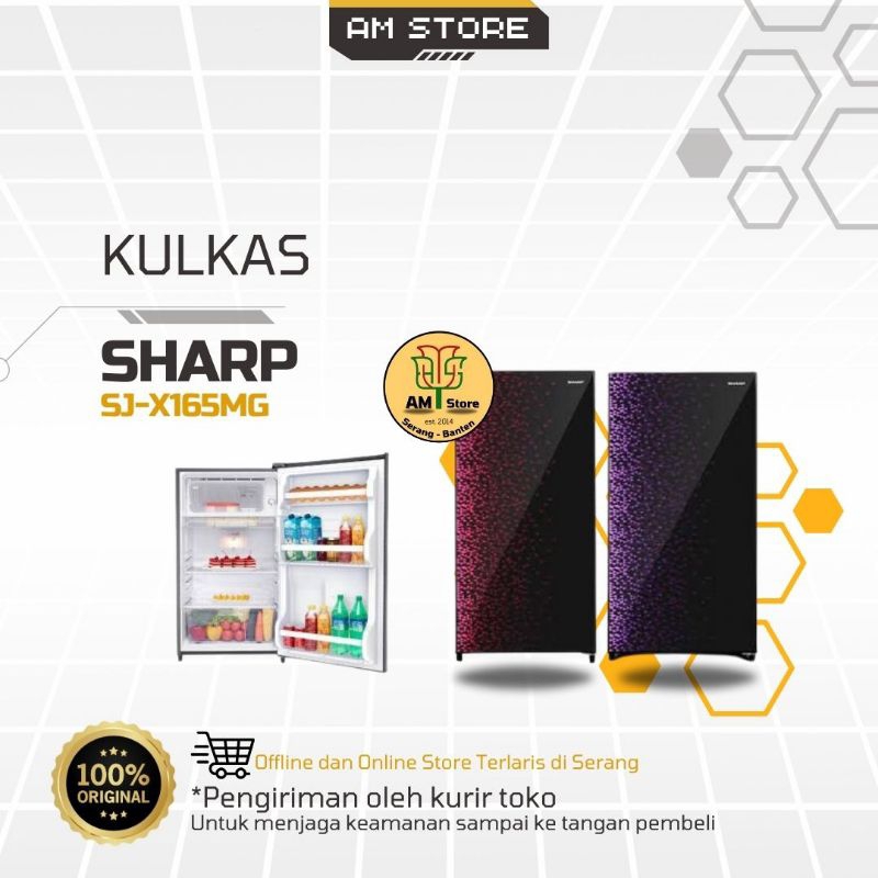 Jual Kulkas Sharp SJ-X165 MG (1 Pintu) | Shopee Indonesia