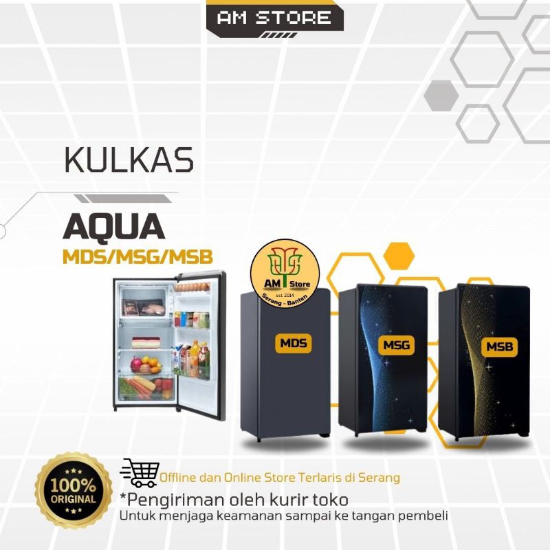 Jual Kulkas AQUA 185 MDS/MSG/MSB (1 Pintu) | Shopee Indonesia