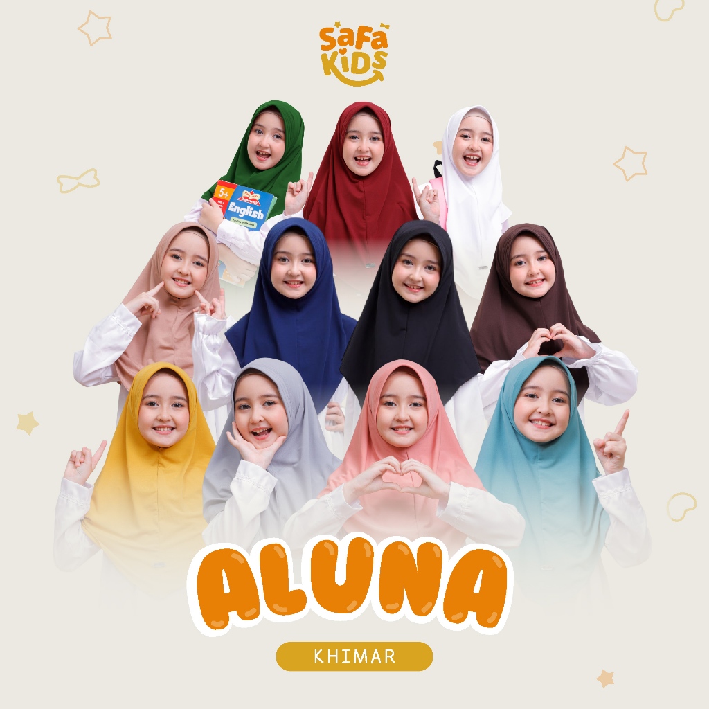 Jual Safa Kids || Khimar anak Aluna | Shopee Indonesia