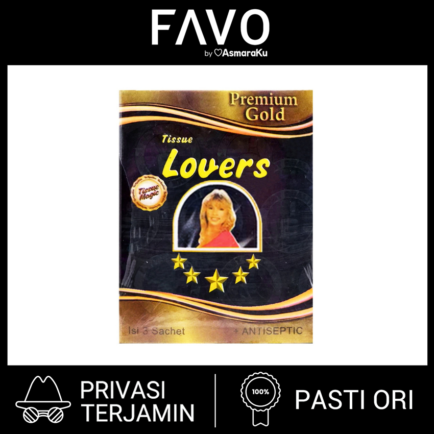 Jual Tisu Magic - Tissue Lovers for Men Premium Gold - 3 Sachets ...